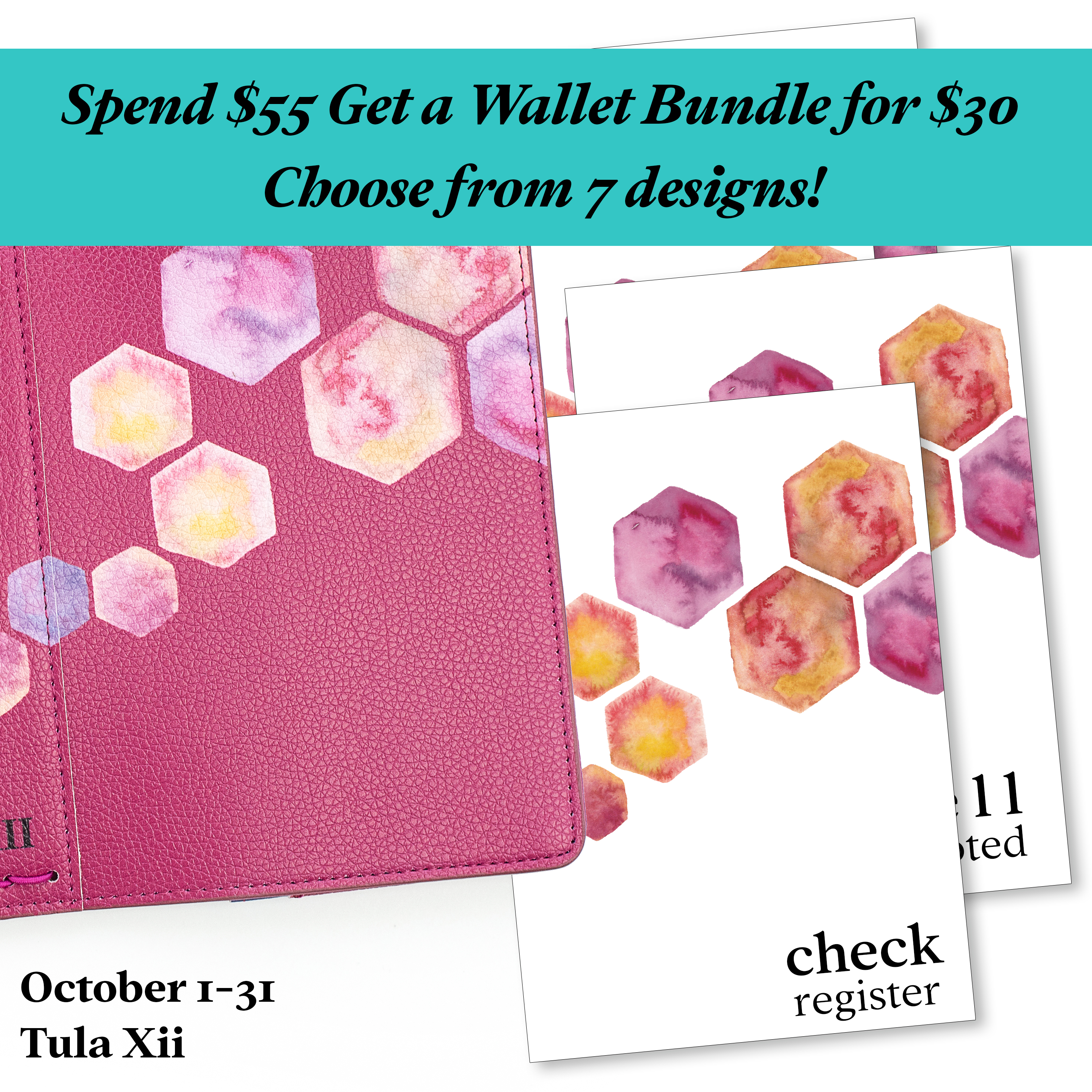 Check out our monthly specials for your planner | Tula Xii
