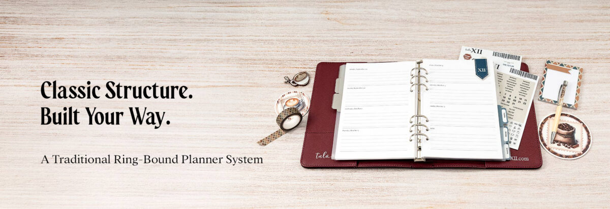 Ring Bound Planners | Timeless Planning Style | Tula Xii