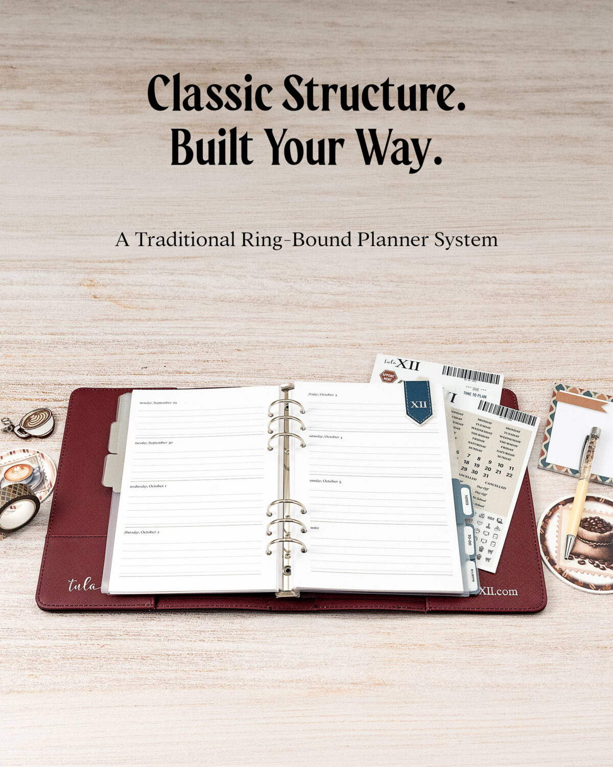 Ring Bound Planners | Timeless Planning Style | Tula Xii